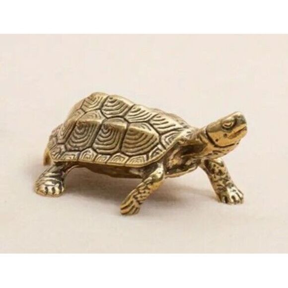 Art | Brass Tortoise Turtle Pet Figurine New | Poshmark